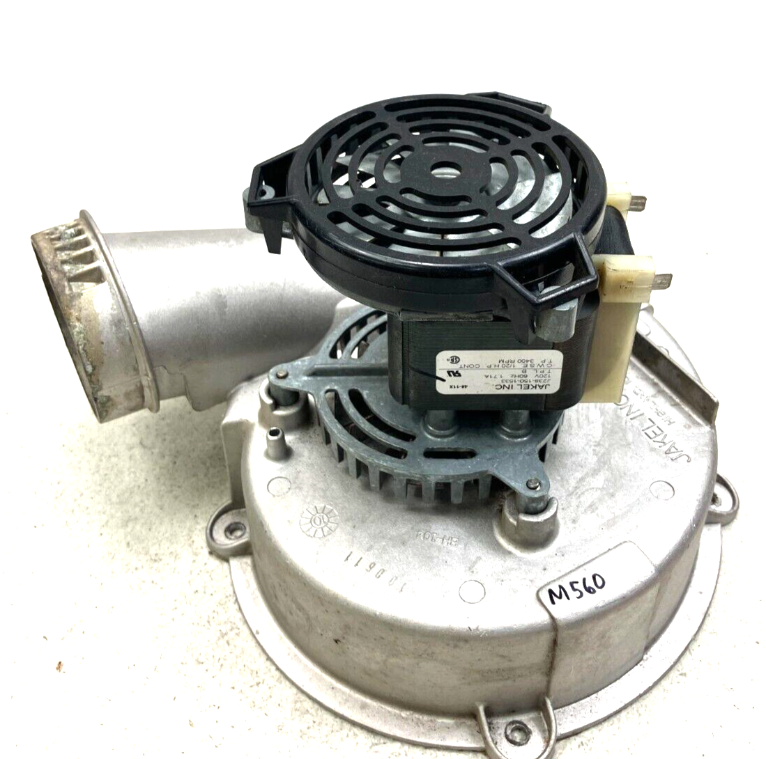 JAKEL AMETEK J238-150-1533 120 V Draft Inducer Blower Motor 3400 RPM # ...