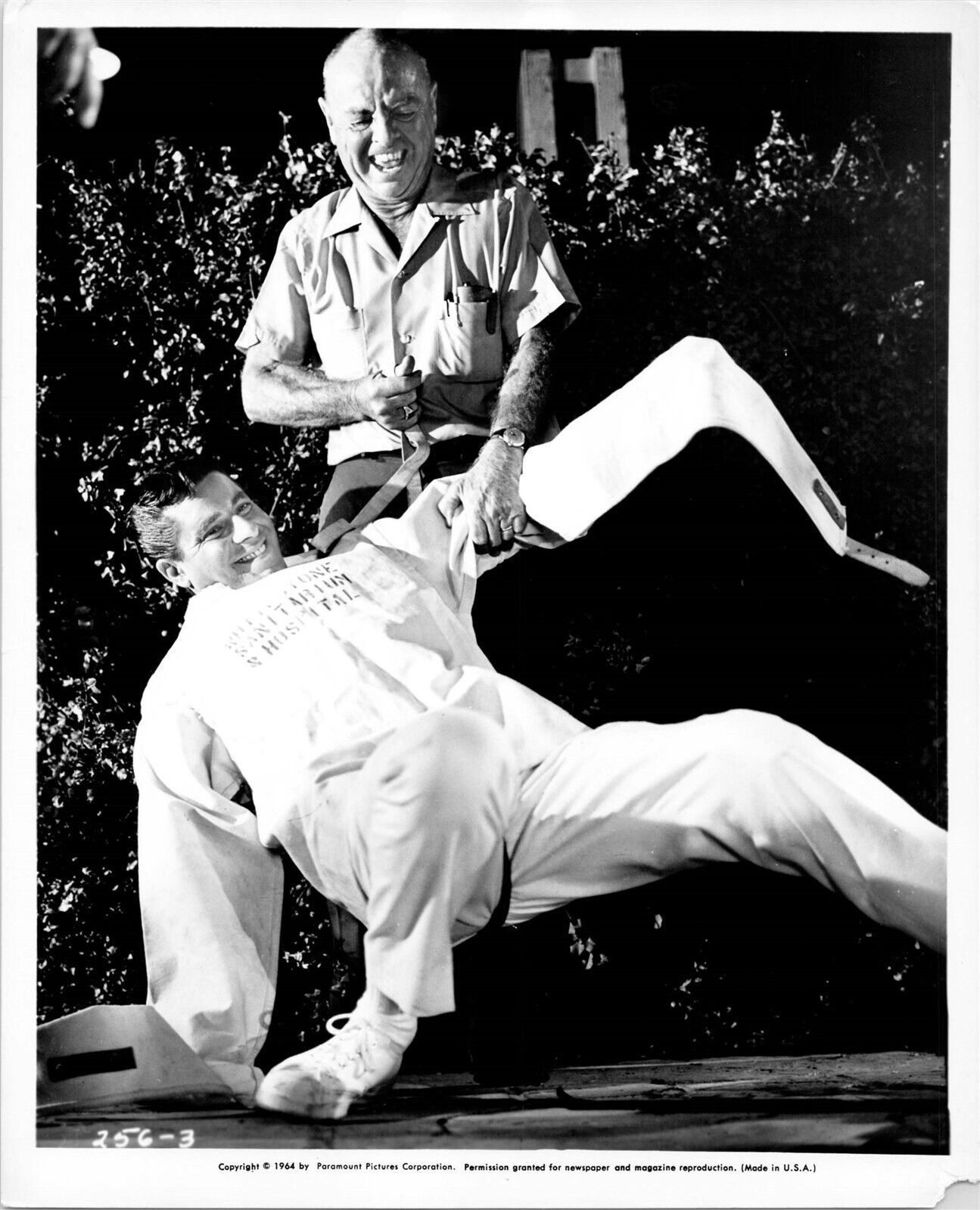 The Disorderly Orderly 1964 8x10 inch photo Jerry Lewis in straitjacket ...