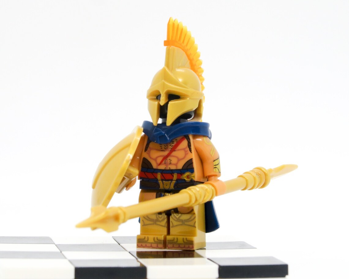 Ancient Greeks Sparta Spartan Warrior Lego Compatible Minifigure Bricks ...