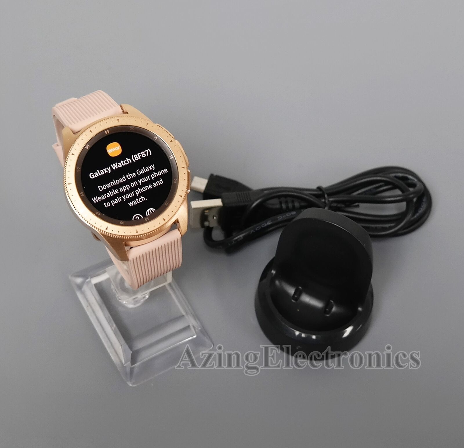 Samsung Galaxy Watch SM-R810 42mm Rose Gold Bluetooth Only Small ...