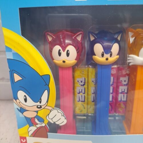 NEW SONIC THE HEDGEHOG - PEZ Crystal Gift Set - AMY, SONIC, TAILS ...
