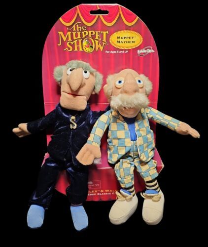 Jim Hensons Muppets Statler & Waldorf Plush Figures Muppet Mayhem RARE ...