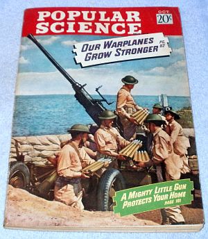 Vintage Complete Popular Science October 1942 Magazine Warplanes ...