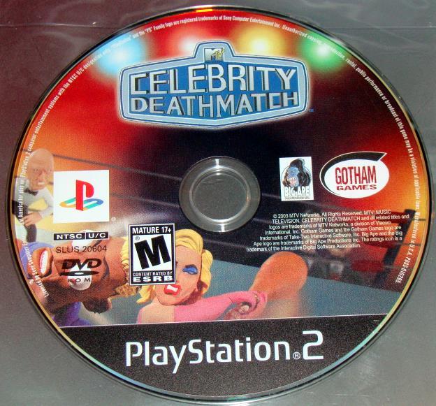 Playstation 2 - MTV CELEBRITY DEATH MATCH (Game Only) - Video Games