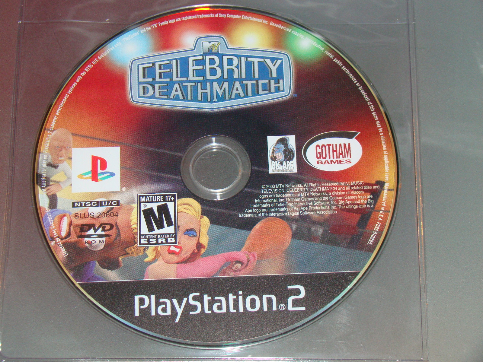 Playstation 2 - MTV CELEBRITY DEATH MATCH (Game Only) - Video Games