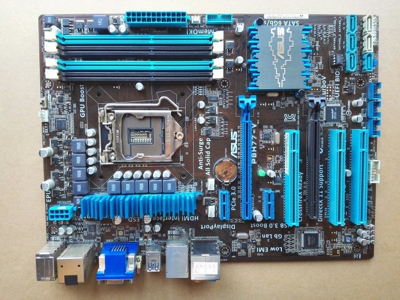 ASUS P8H77-V Chipset Intel H77 LGA1155 HDMI And VGA DVI DP Motherboard - Motherboards
