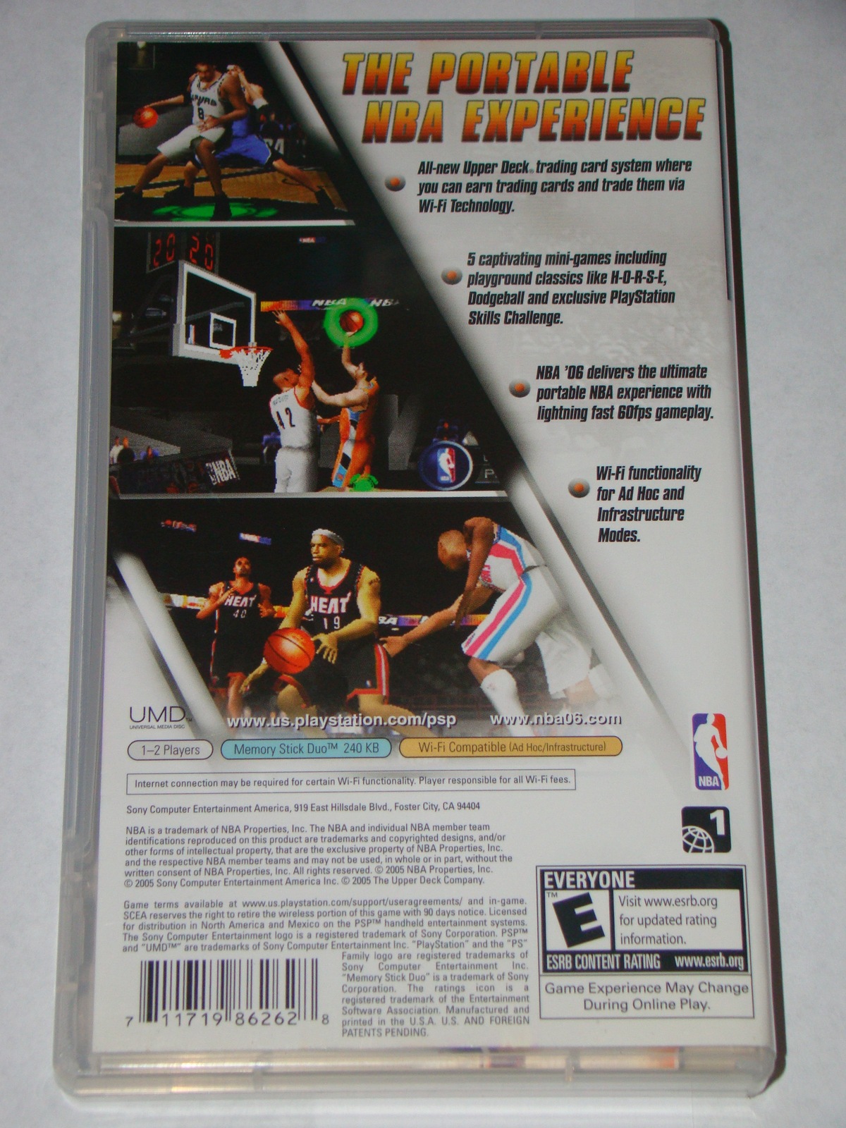 Sony PSP UMD Game - NBA 06 (Complete with Manual) - Video Games