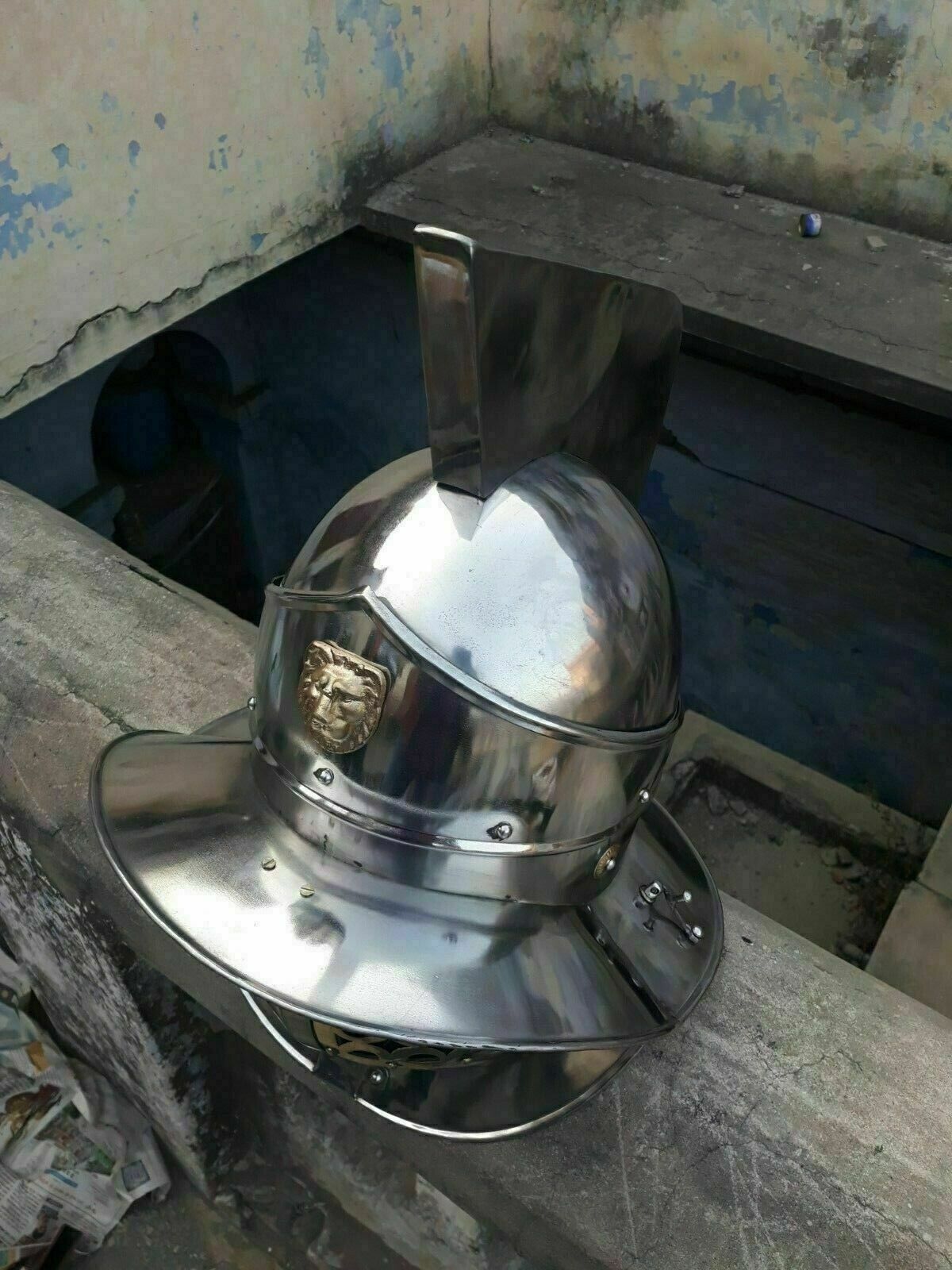 Medieval Knight Antique Replica Sca Larp Fabri Armor Murmillo Gladiator ...