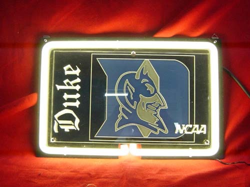 NCAA Duke Devils 3D Beer Bar White Neon Light Sign 13'' x 8" - Other ...