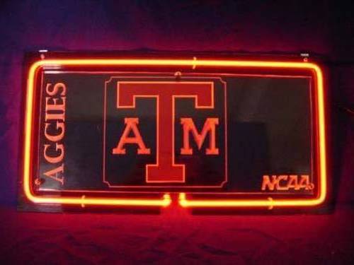 NCAA Aggies A&M 3D Beer Bar Neon Light Sign 11'' x 8'' - Other ...