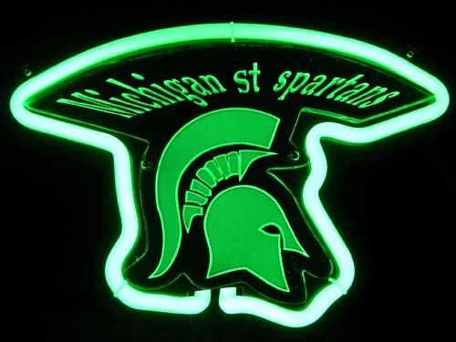 NCAA Michigan State University Msu Spartans 3D Neon Sign 11'' x 8 ...