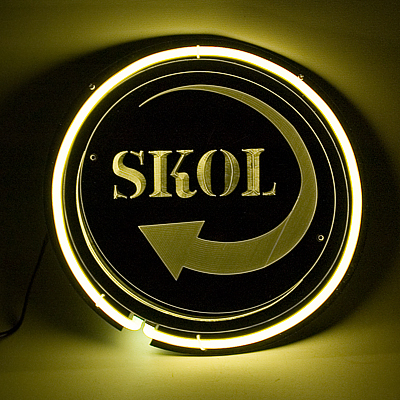 Skol 3D Beer Bar Neon Light Sign 11'' x 8'' - Other Collectible Lighting