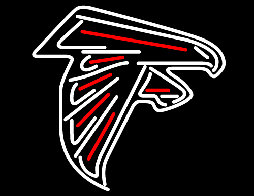 NFL Atlanta Falcons Football Beer Bar Neon Light Sign 16'' x 14 ...
