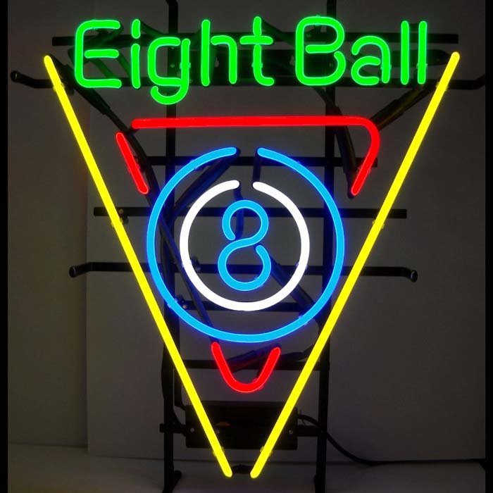 Snooker Pool Billiards 8 Ball Beer Bar Neon Light Sign 16'' x 15 ...