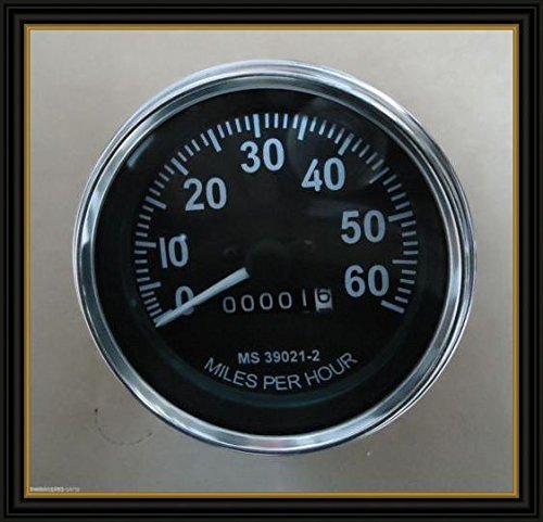 Willys Jeeps Speedometer Fits in M Series MB GPW CJ2A CJ3A CJ3B - Car ...