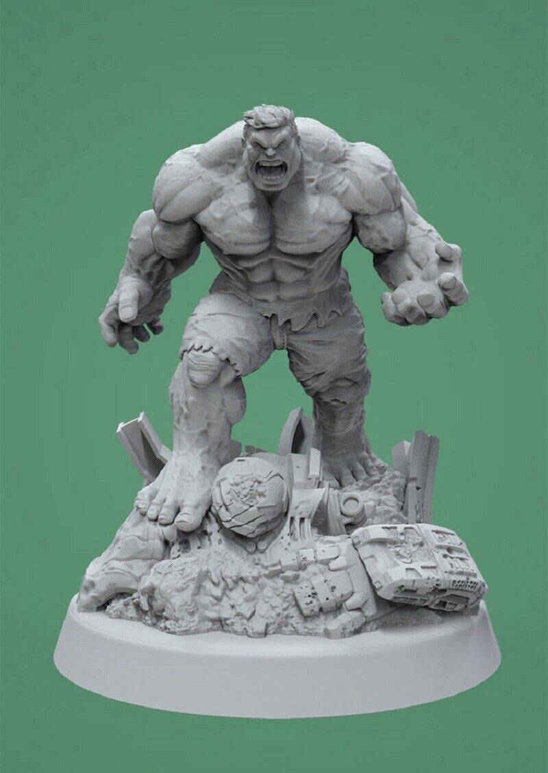 200mm 3D Print Superhero Model Kit Hulk Unpainted - Figures