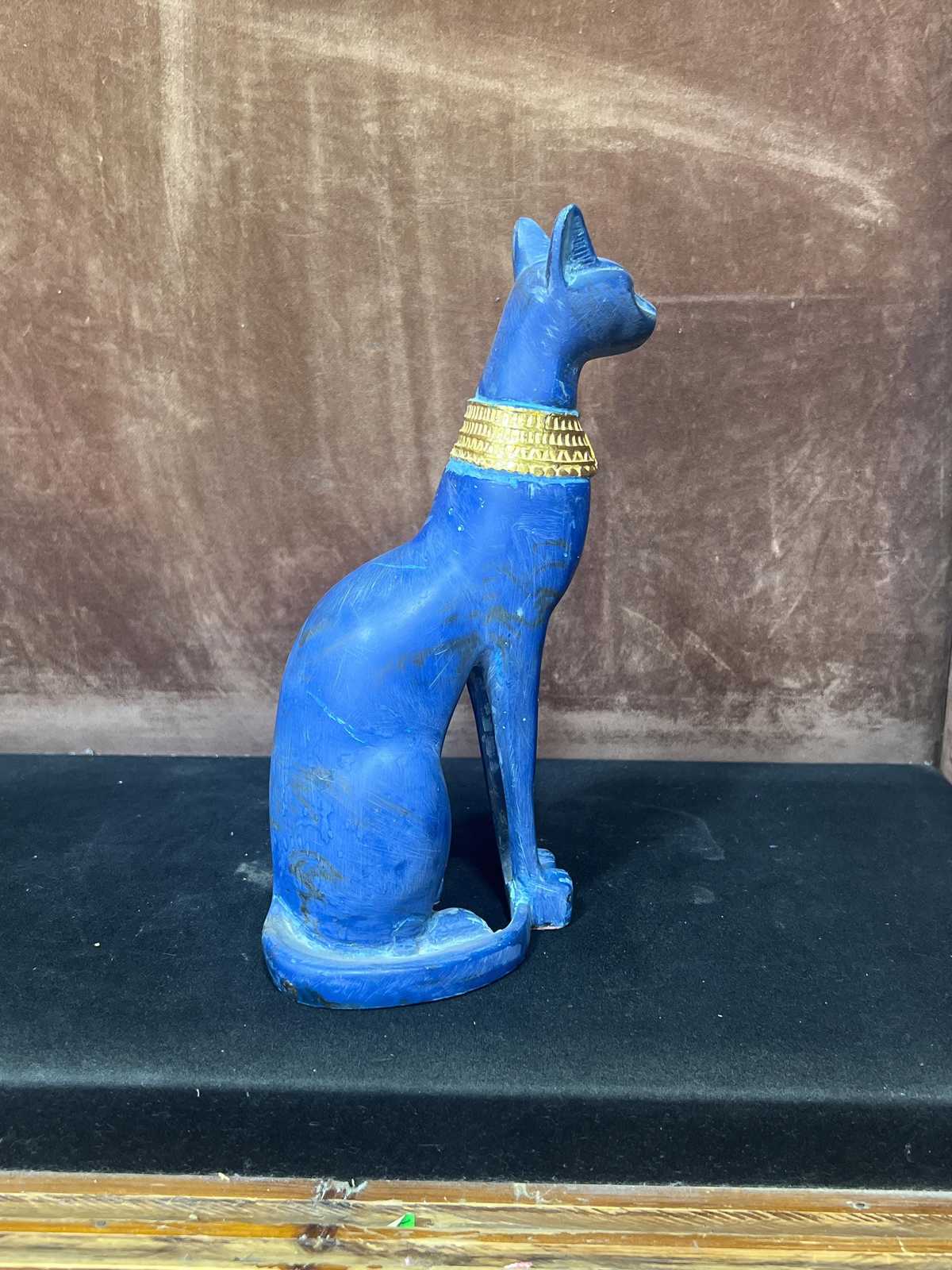 Unique heavy stone The Lord of cats Statue, Ancient Egyptian Goddess ...