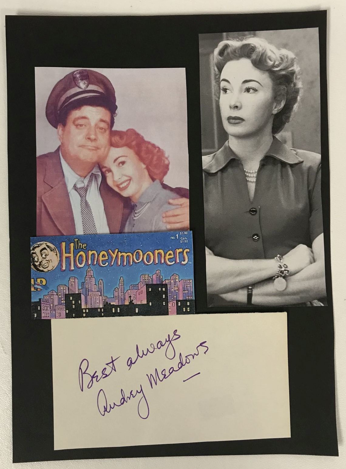 Audrey Meadows Signed Autographed 8.5x11 Signature Display - Lifetime ...