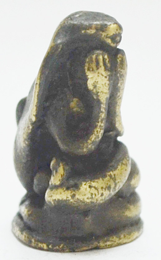 Thai Buddha Pendant Tiny Sangkajai Happy Buddha Pidta Cobra Snake Lucky ...