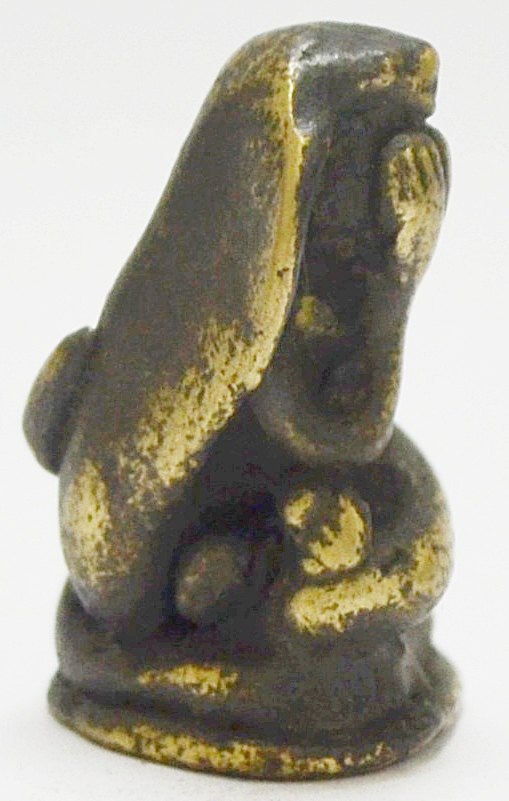 Thai Buddha Pendant Tiny Sangkajai Happy Buddha Pidta Cobra Snake Lucky ...