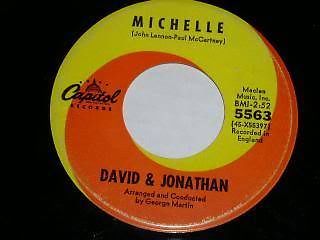 David & Jonathan Michelle 45 Rpm Record and similar items