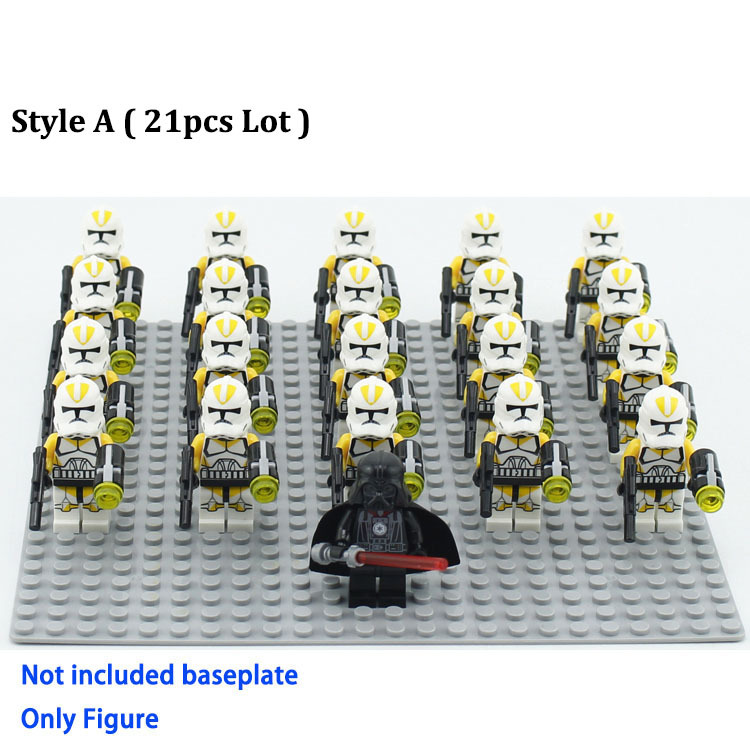 Star Wars 212th Attack Battalion 501st Empire Legion Troopers 21 Minifigures Lot - Building Toys ...
