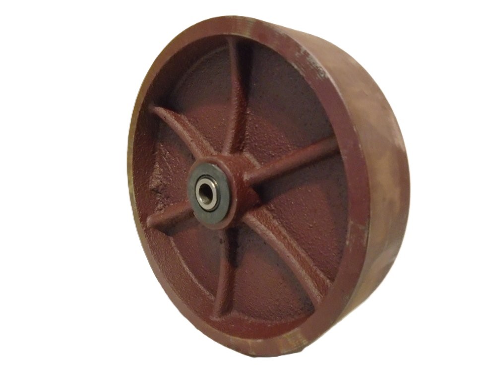 8" X 2" Kingpinless Drop Forged Swivel Caster with Ductile Steel Wheel ...