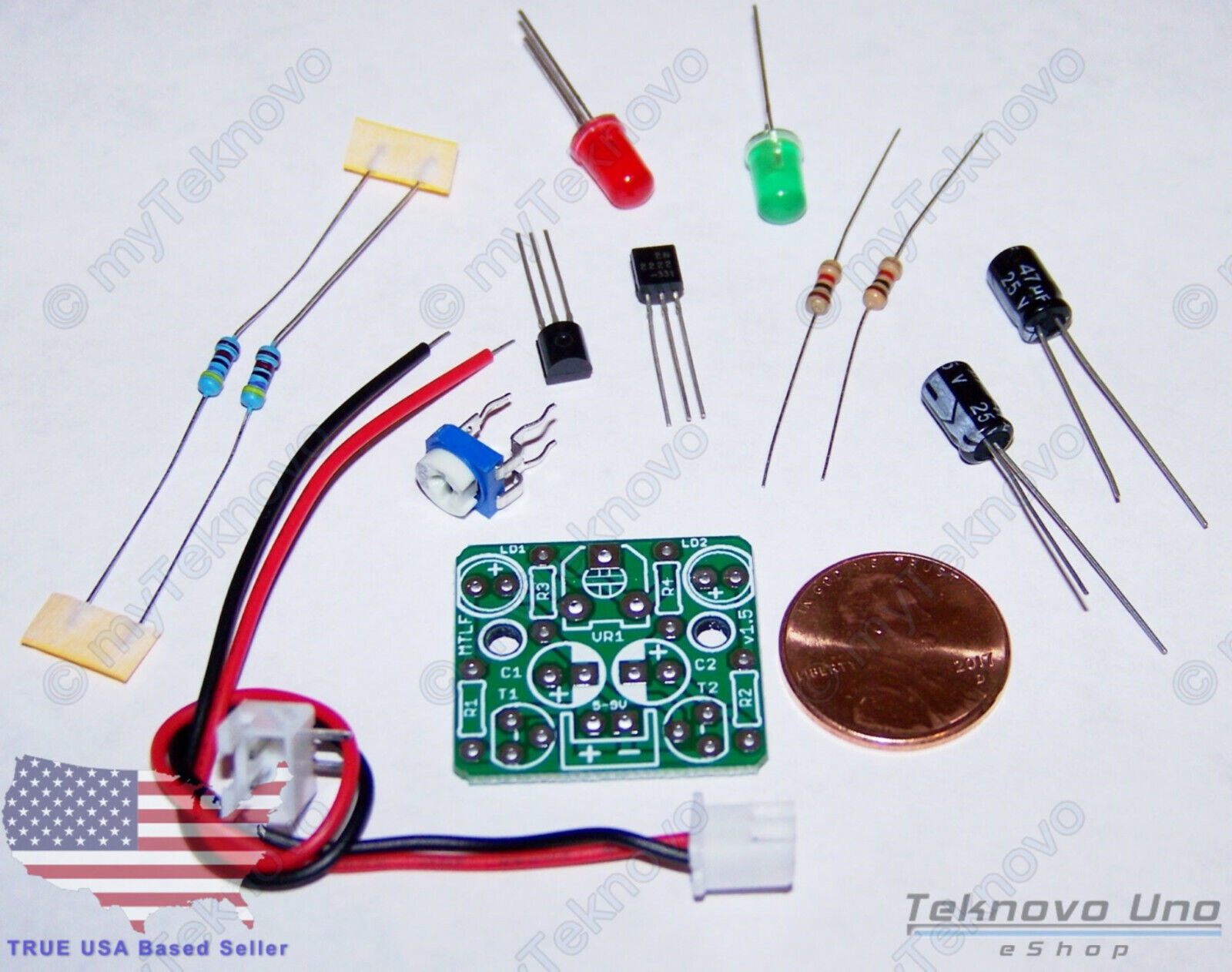 4x Mini Basic DIY KIT RC Airplane Dual LED Navigation Lights Adjustable ...