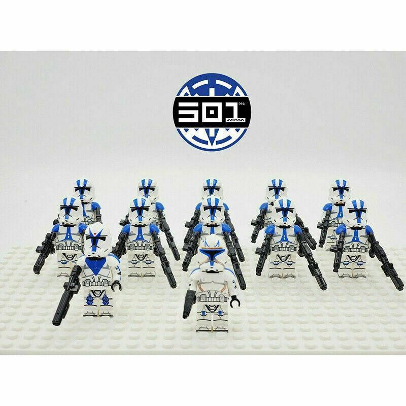 12pcs/set Star Wars 501st Legion Captain Rex Dogma Sergeant Custom ...