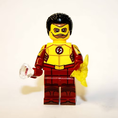 CB Kid Flash Wally West Earth Prime suit The CW Custom Lego Figures ...
