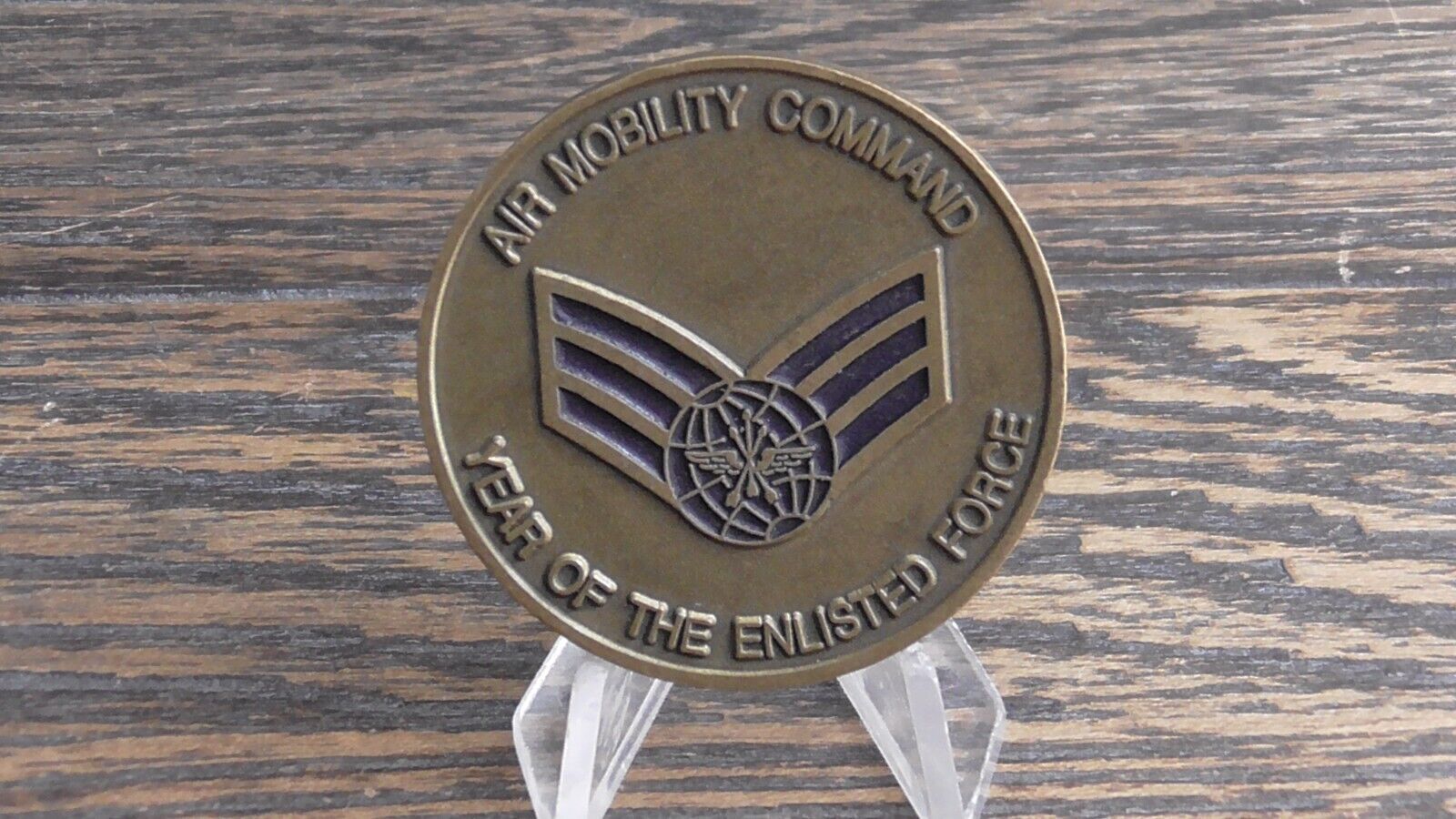 USAF Air Mobility Command Year Of The Enlisted Force Challenge Coin #6X ...