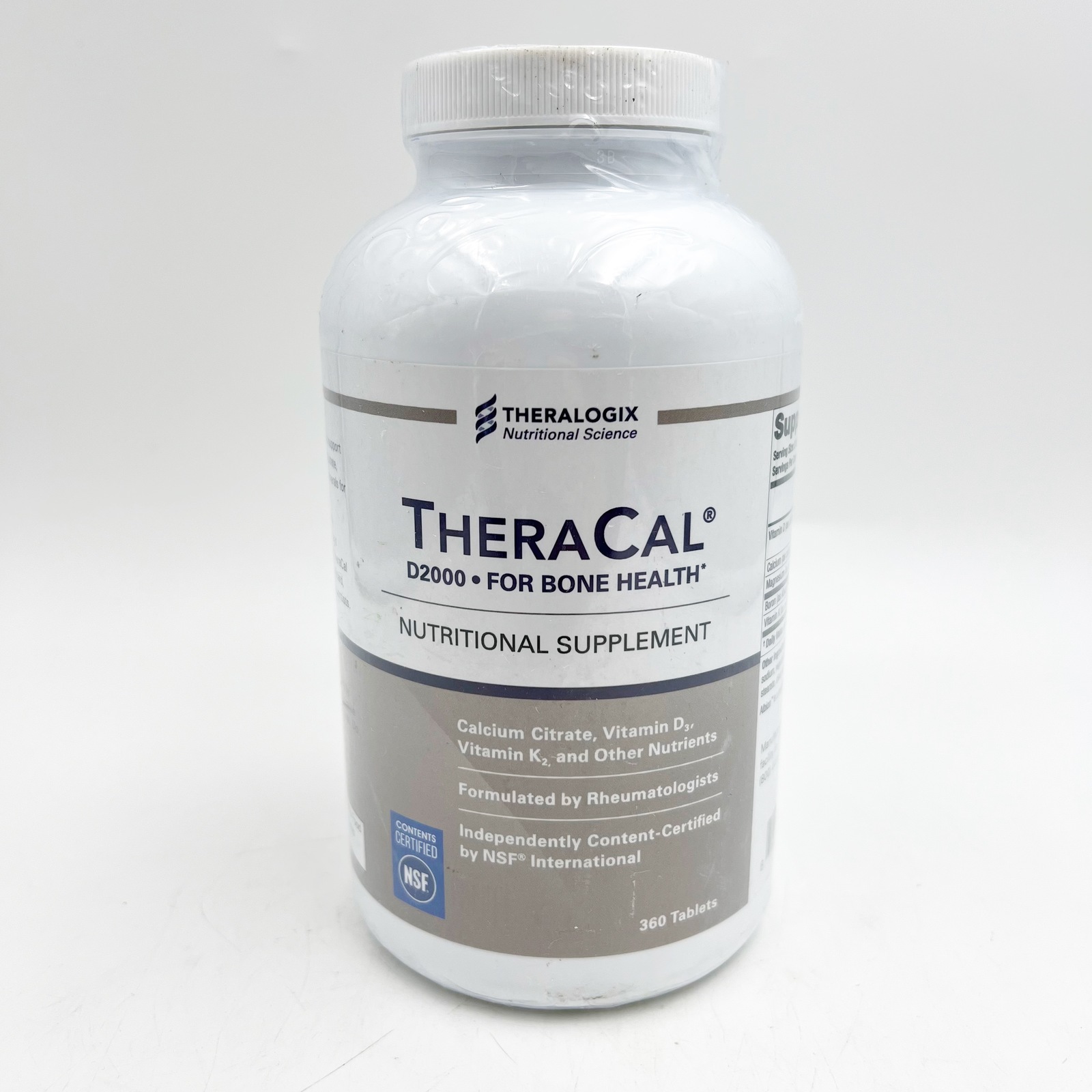 TheraCal D2000 Bone Health Supplement with Calcium D3 K2 Magnesium exp ...