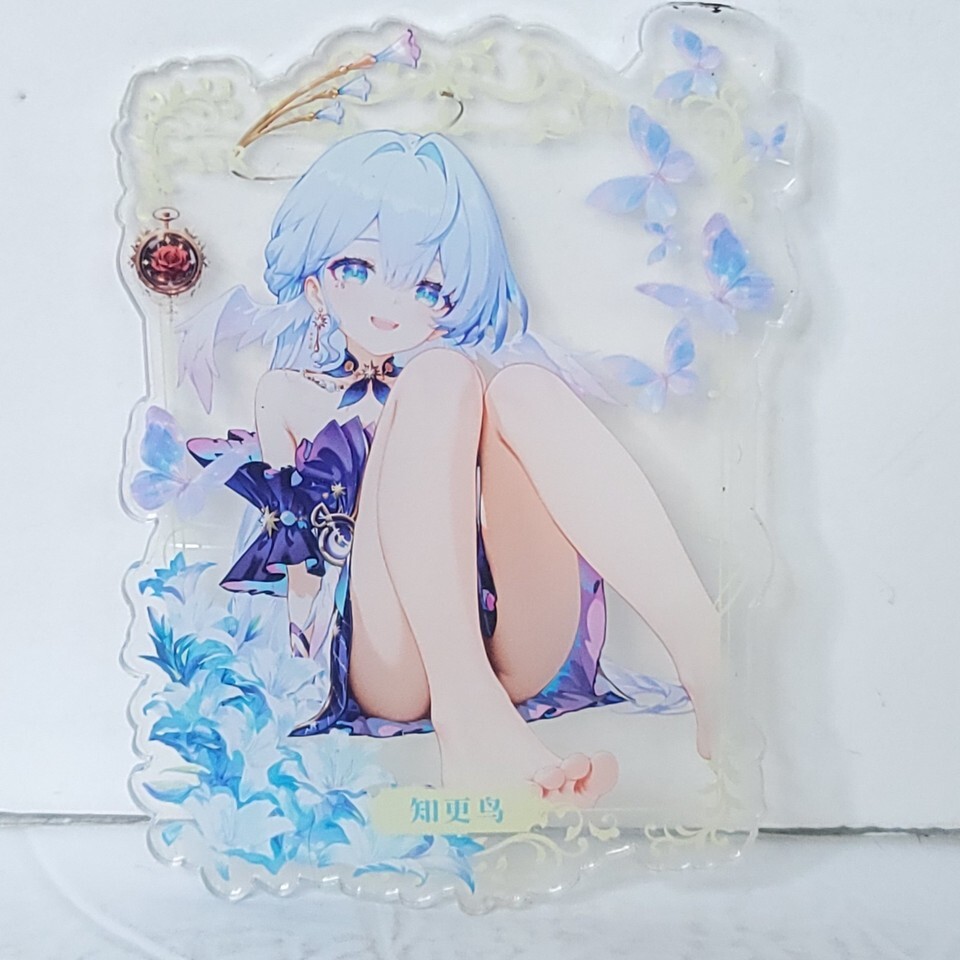 Robin Die Cut Acylic Premium Waifu Card Anime Girl Art Oversized Board ...