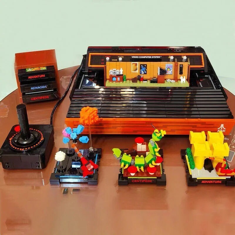Atari 2600 Entertainment System Building Block Set - Building Toy ...