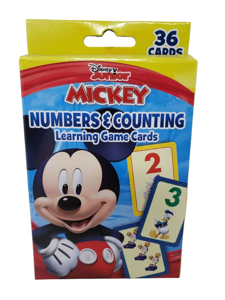 Bendon Disney Mickey Mouse Flash Cards - 36 Cards - New - Numbers ...