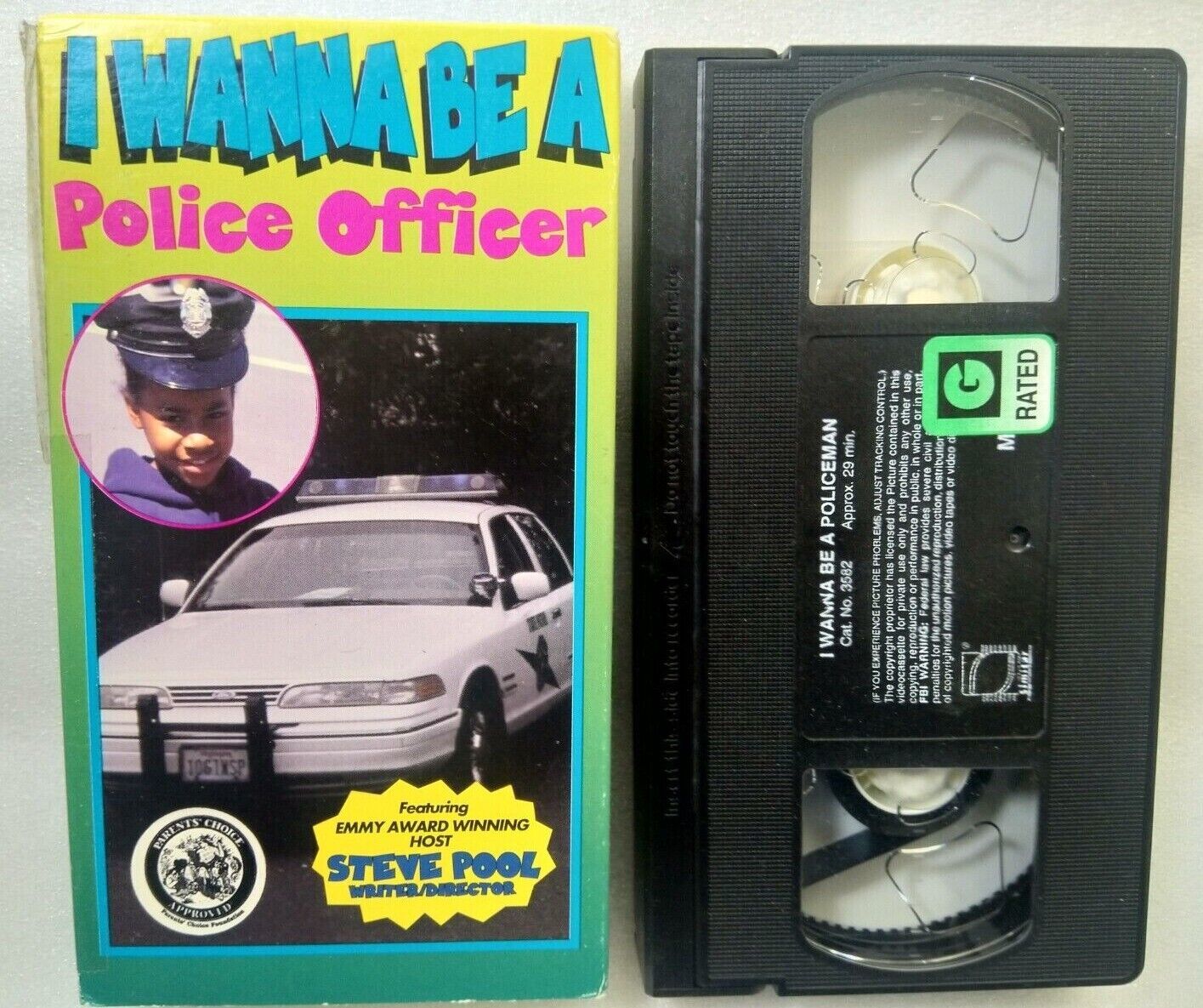 VHS I Wanna Be A Police Officer Steve Pool and similar items