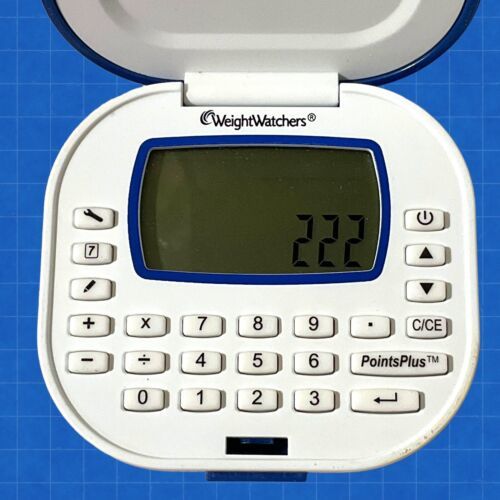 Weight Watchers Points Plus Calculator Daily Weekly Tracker Blue Tested ...