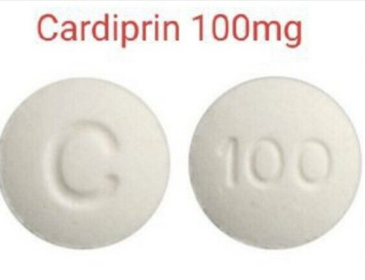 CARDIPRIN 100 (aspirin 100mg) Reduces Heart Attack & Stroke 90 Tablets ...