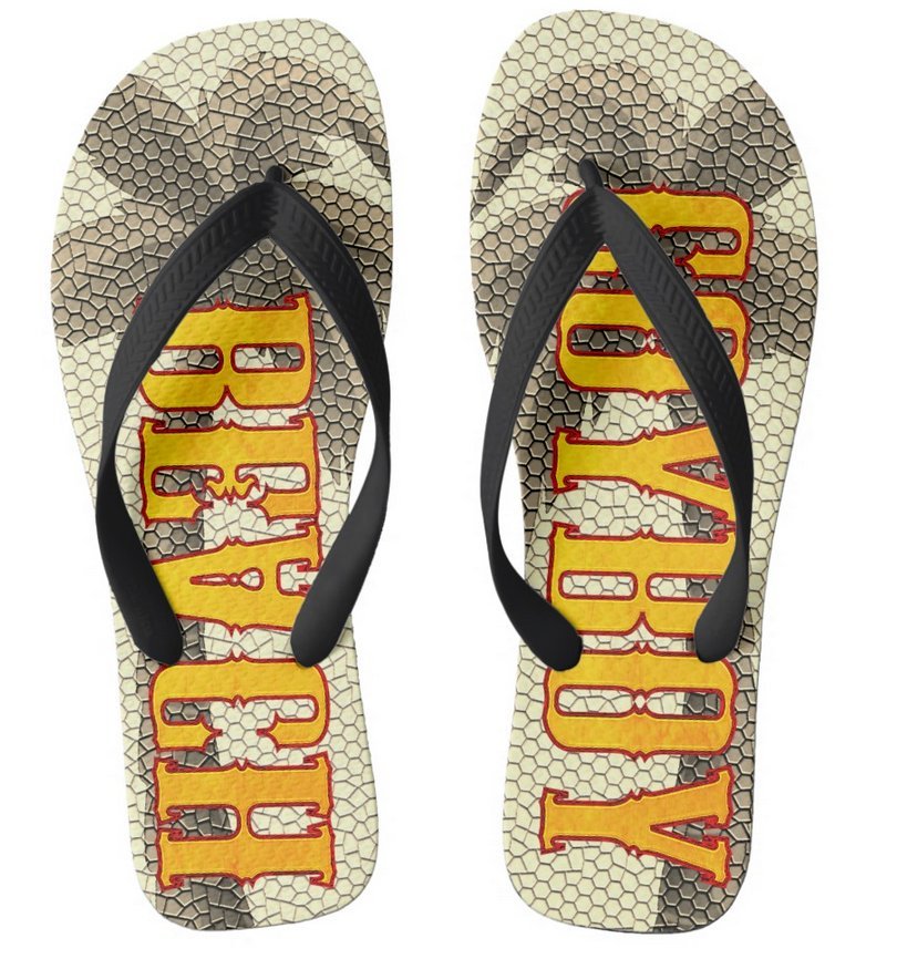Beach Cowboy "Ghost Town" PREMIUM Flip Flops - Thick Havana Style ...