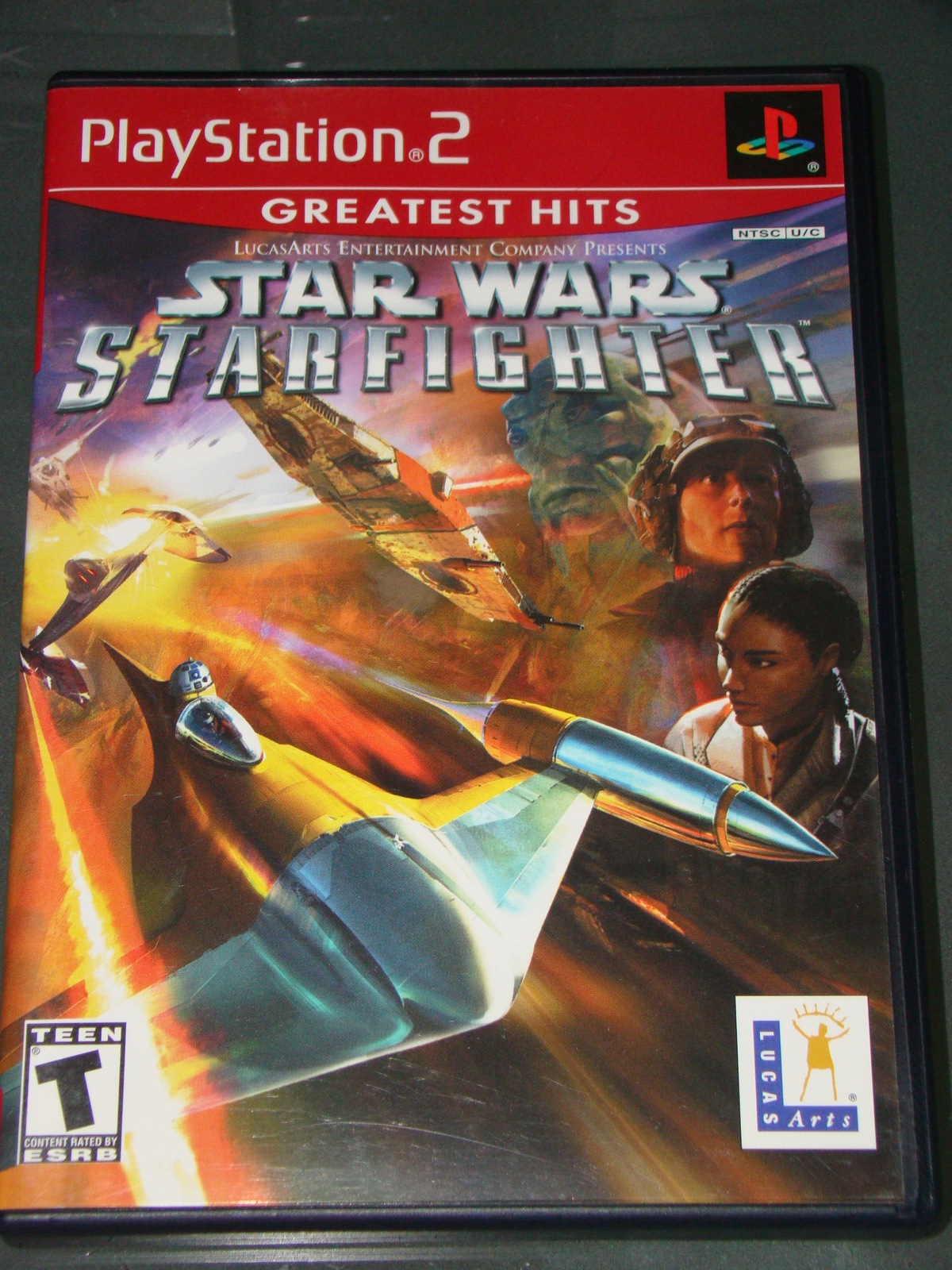 Playstation 2 - GREATEST HITS - STAR WARS STAR FIGHTER (Complete with ...