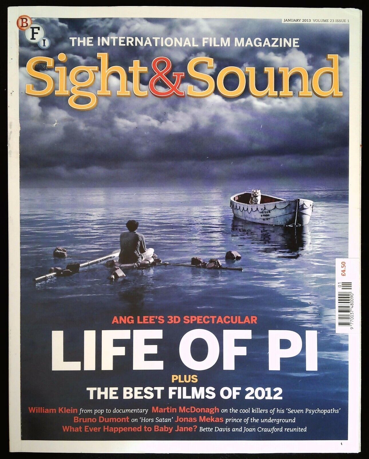Sight & Sound Magazine January 2013 mbox3676 Life Of Pi - Magazines