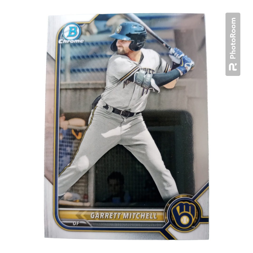 2022 Browman Chrome Prospects Card # BCP-132 Garrett , Mitchell Brewers ...