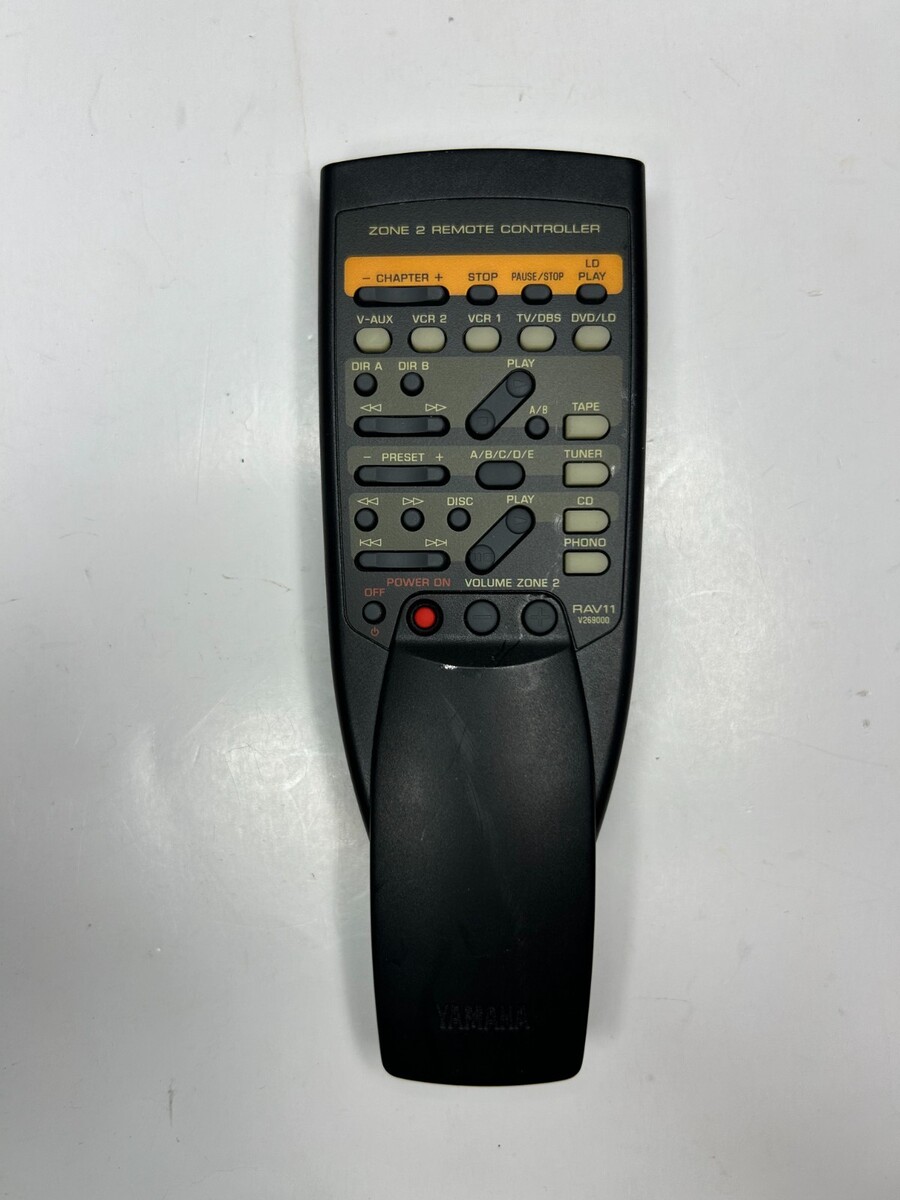 Yamaha V269000 / RAV11 Remote Control, OEM for ZONE II AV Receiver ...