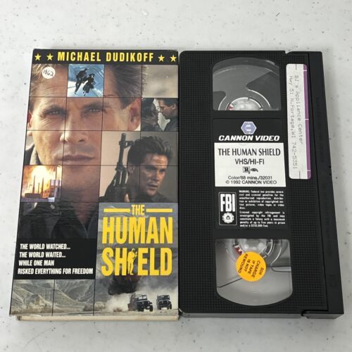 The Human Shield (VHS, 1992) VCR Video Tape Movie Film Vintage - VHS Tapes