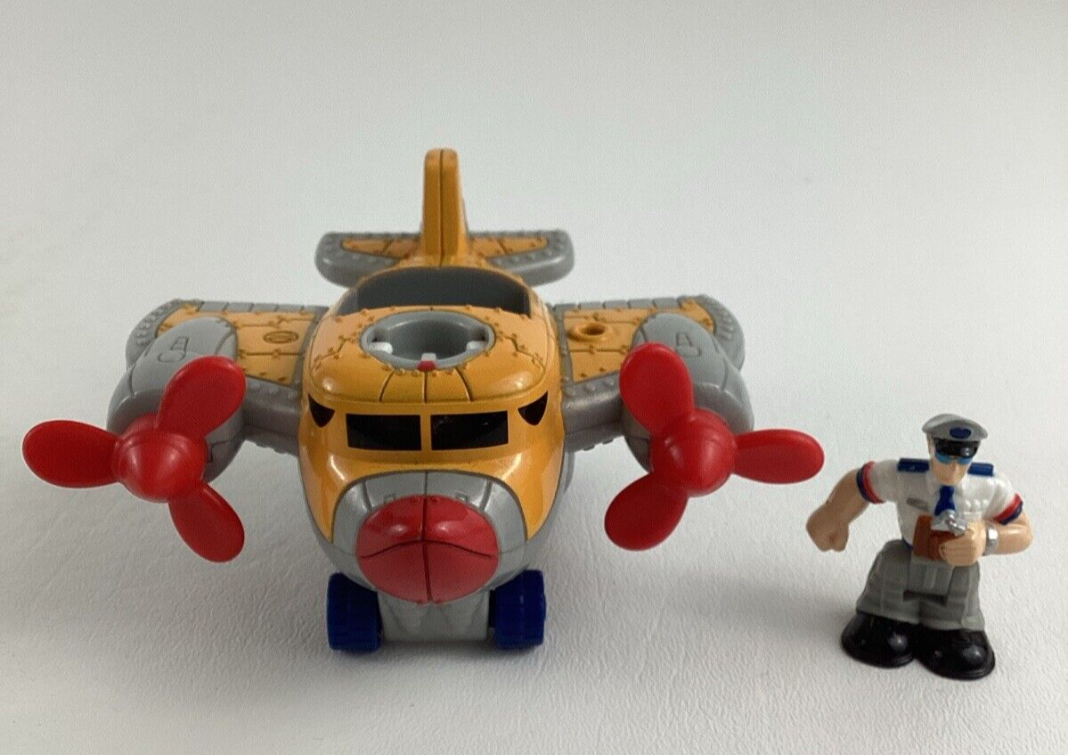 Fisher Price Geotrax Coastal Winds Airport Mini Figure Pilot Propeller ...