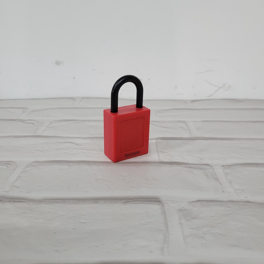 horuce Safety Padlock, Red Plastic Safety Padlock, Secure Your ...