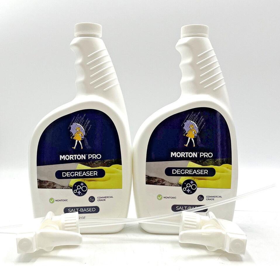 Morton Pro Salt-Based Degreaser Commercial Grade 32 oz-2 Pack ...