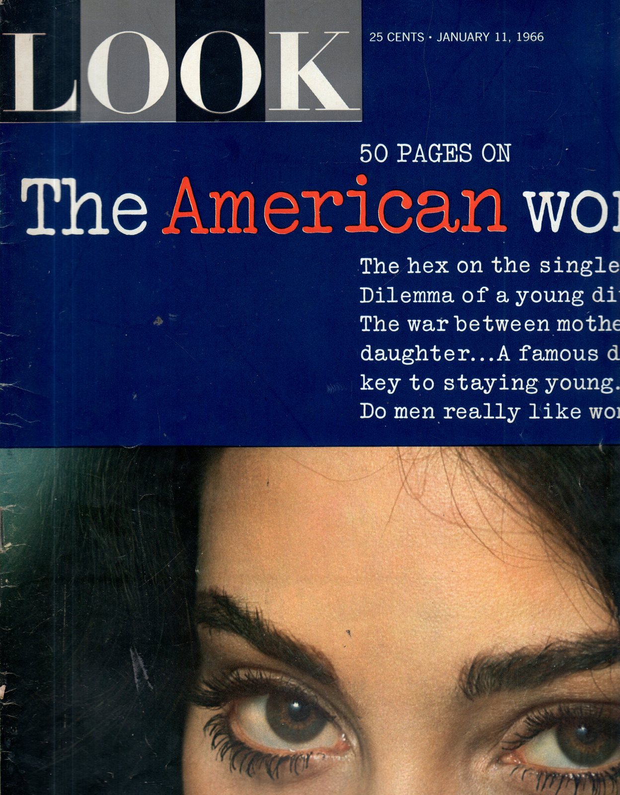 LOOK MAGAZINE JANUARY 11 1966, AMERICAN WOMAN YOUNG DIVORCE KEY TO STAY ...