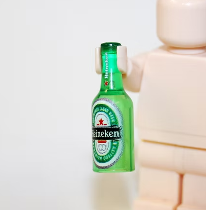 ATMToys Heineken beer Alcohol bottle V2 for Exclusive Minifigures ...
