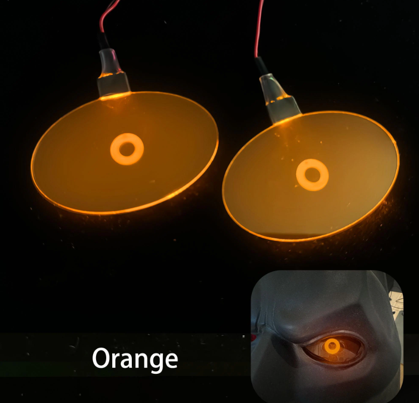 Custom Luminescent eyes kit with halo effect, glowing eyes for cosplay ...